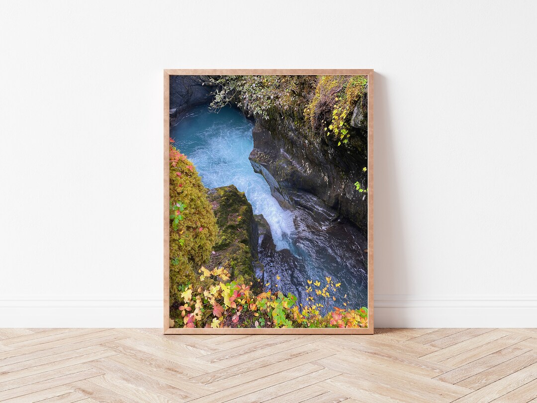 Winner Creek Gorge, Alaska Landscape, Nature Print, Landscape ...
