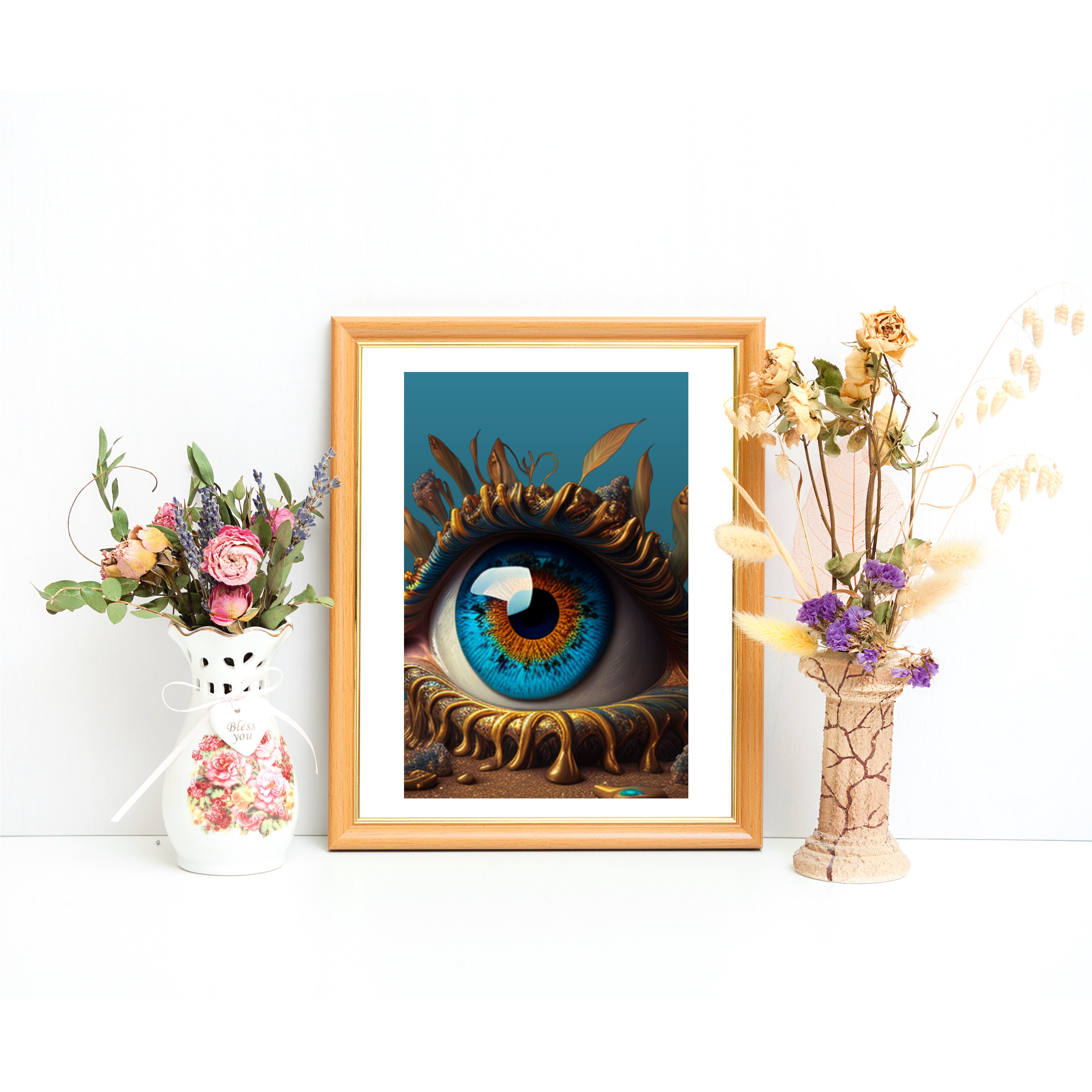 Third Eye Awakening Printable Art, Ajna, Eye Looking at You, Chakra Art ...
