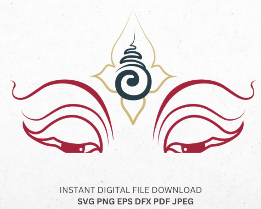 Buddha Eyes Png Buddha Svg Breathe Png Hindu Sanskrit Symbol Svg ...