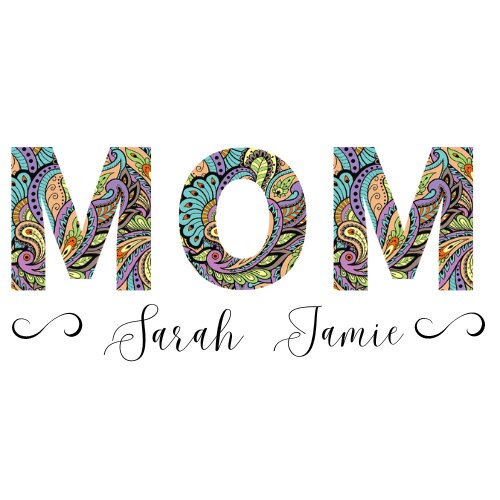 Mom SVG Mother Svg Personalized Mom Svg Custom Mom Svg Mothers Day Svg ...