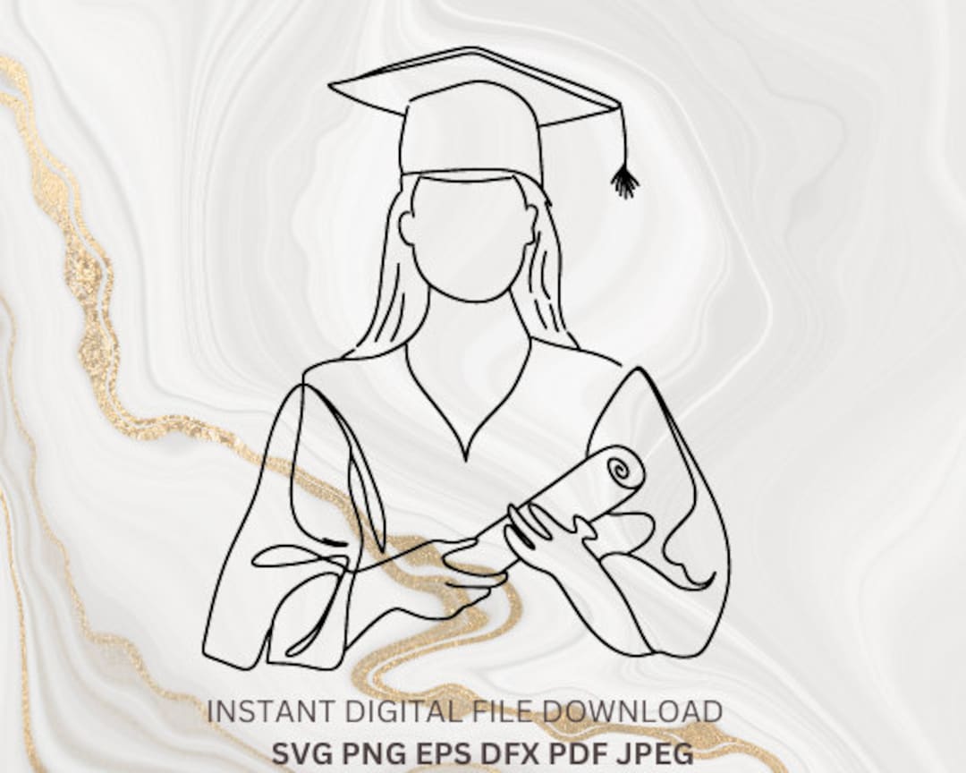 Graduation Cap PNG SVG Graduation Diploma Png Svg Graduate Silhouette ...