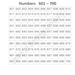 Printable Number Charts Counting Numbers 1-1000 10 Pages math ...