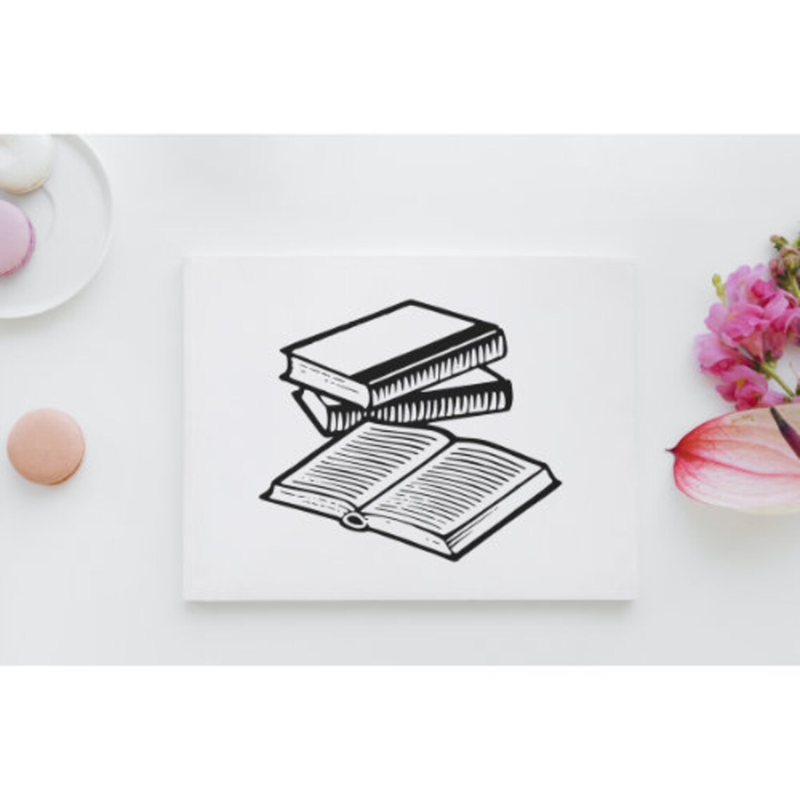 Book Stack Svg Open Book Svg Books Clipart Books Svg School Svg College ...