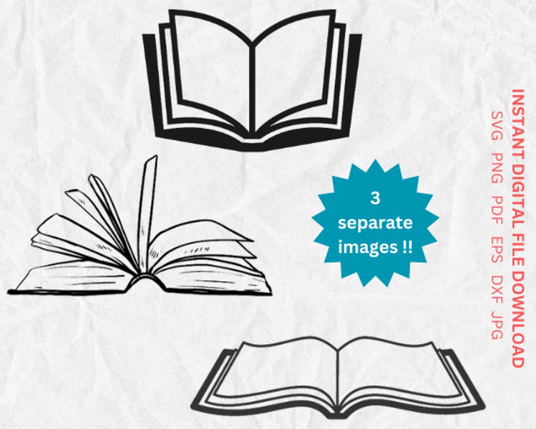 Open Books Png Vector Open Book Svg Books Clipart Books Svg School Svg ...