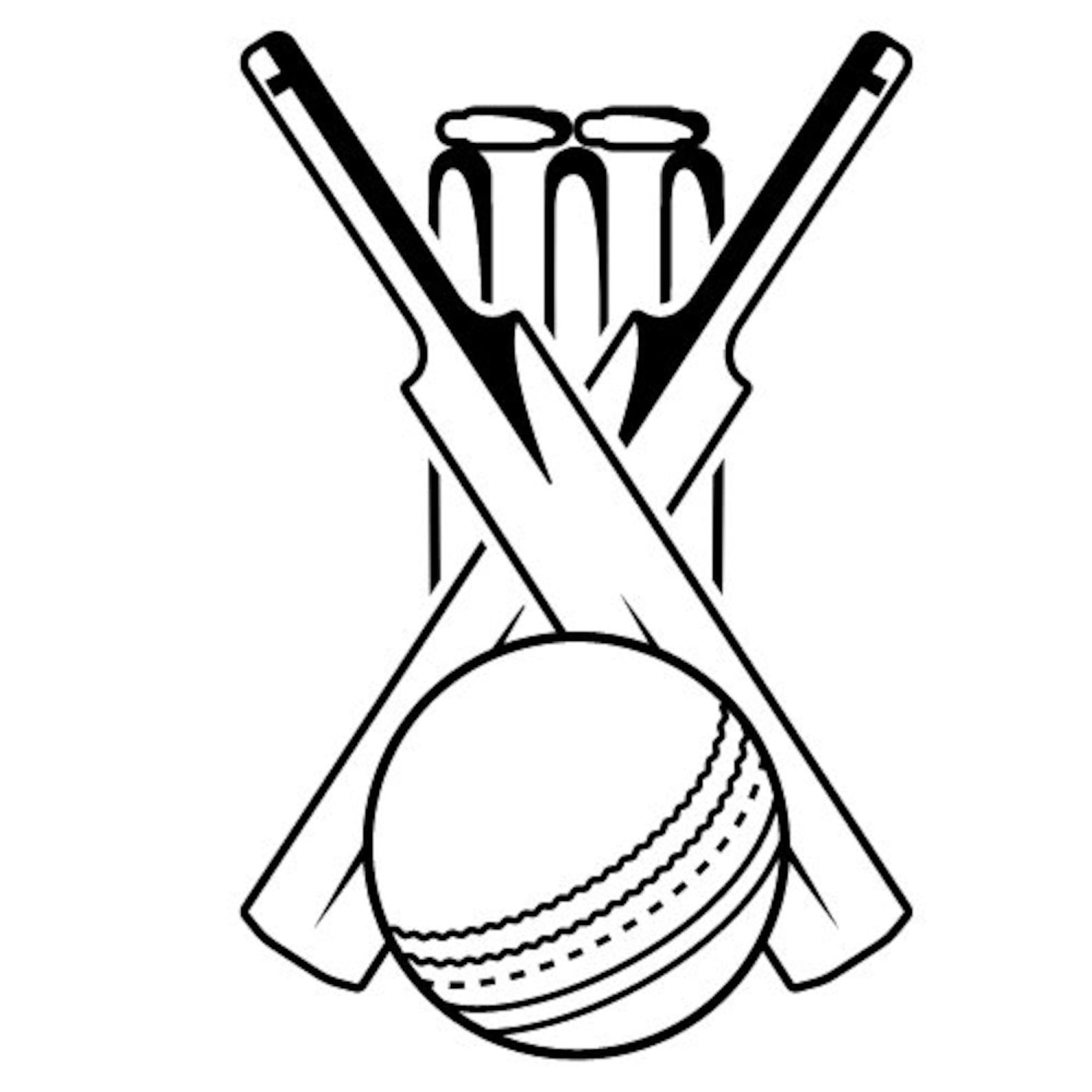 Cricket Svg Bundle Svg Cricket Ball Bat Stumps Vector Silhouette Motion ...