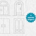 Door Vector Png Door Line Art Png Closed Svg Icon Entrance Door Png ...
