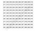 Printable Number Charts Counting Numbers 1-1000 10 Pages math ...