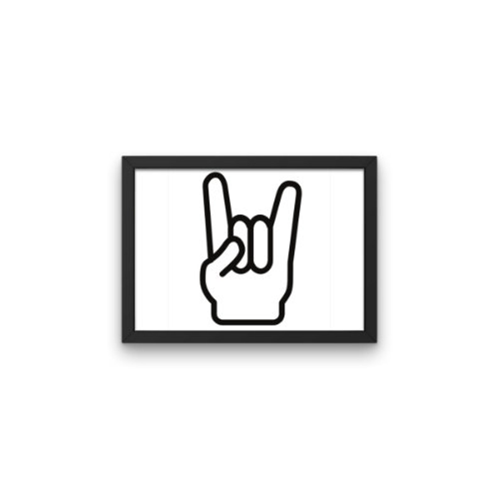 Rock Hand Files for Cricut Vector Rock Hand Svg Rock on Hand Png Rock ...
