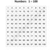 Printable Number Charts Counting Numbers 1-1000 10 Pages math ...