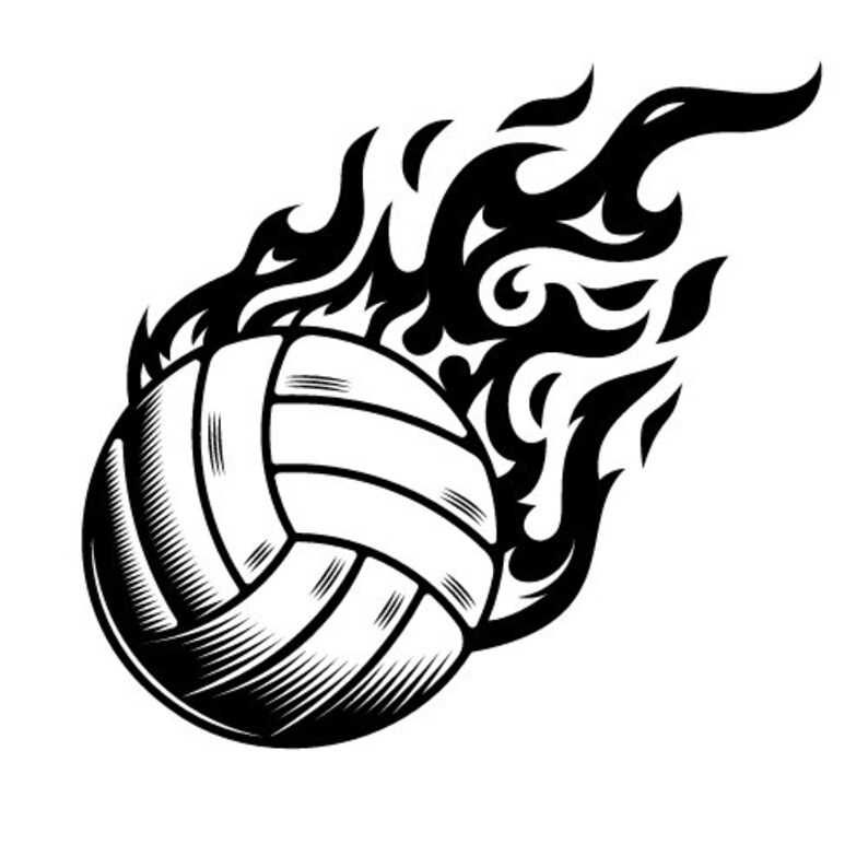 Volleyball Svg Bundle Svg Volleyball Net Svg Png Vector Silhouette ...