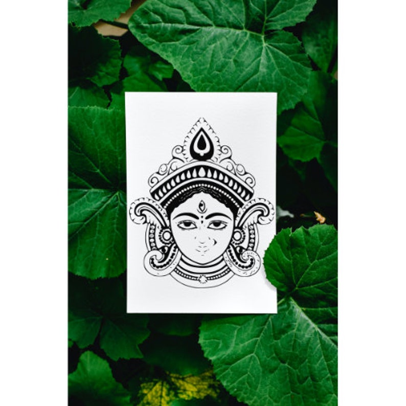 Durga Svg Devi Svg Png Goddess Svg Png Spiritual Png Durga Silhouette ...