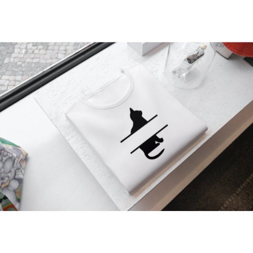 Cat Split Monogram SVG Cat Monogram Svg Split Monogram Svg Dxf Png Cut ...