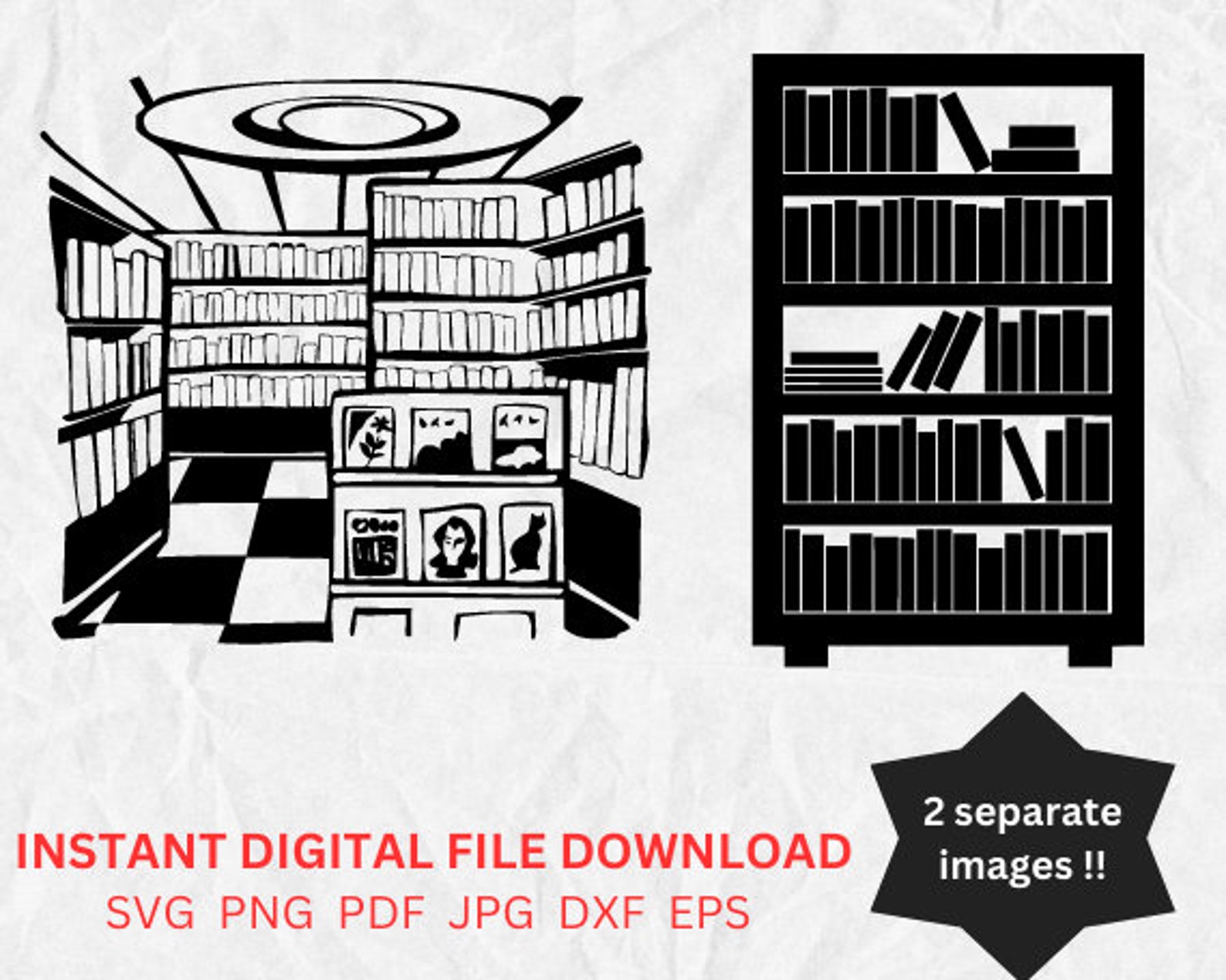 Book Shelf Png Svg Book Library Svg Png Book Vector Clipart Books Svg ...