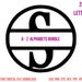 Split Monogram SVG DFX PNG Alphabet Svg Split Monogram Alphabet Svg Cut ...