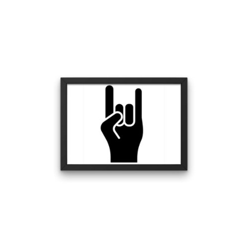 Rock Hand Files for Cricut Vector Rock Hand Svg Rock on Hand Png Rock ...