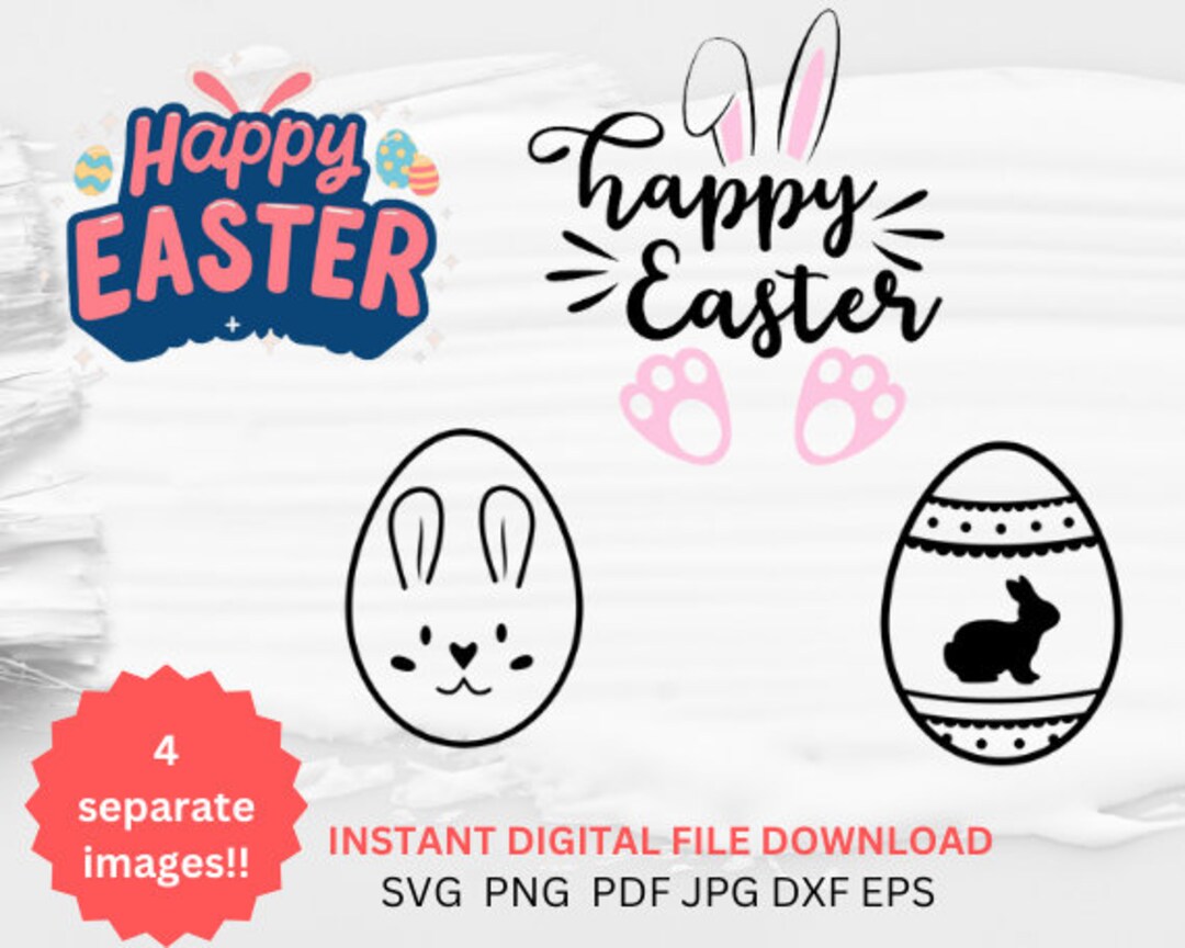 Easter Bundle Png Svg Easter Wishes Png Easter Svg Bunny Svg Easter ...