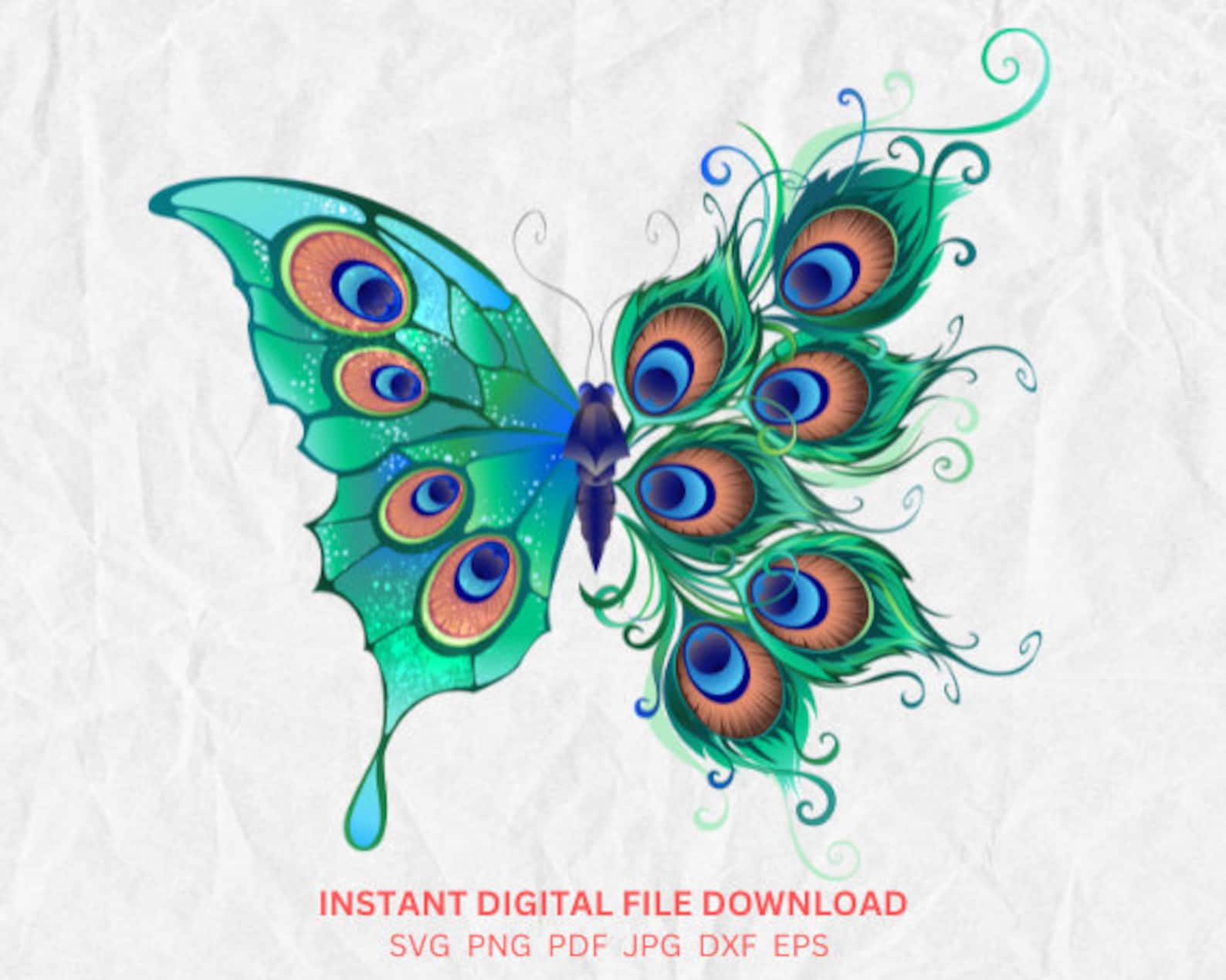 Butterfly Svg Peacock Svg Peacock Feathers Png Butterfly Peacock Png ...