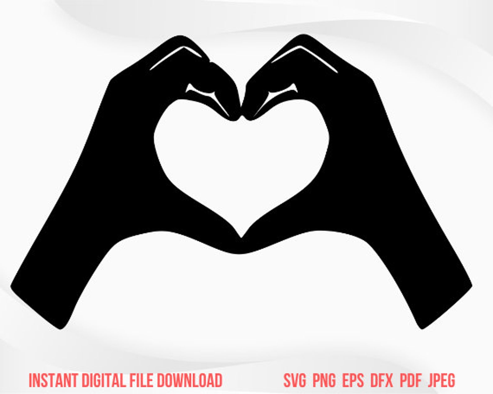 Hands Heart Svg Png Holding Hands Svg Png Vector Love Hands Png ...