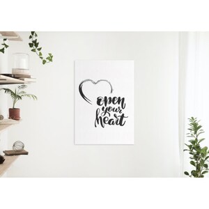 Heart Svg Open Your Heart Svg Png Heart Sign Png Words Svg Letters ...