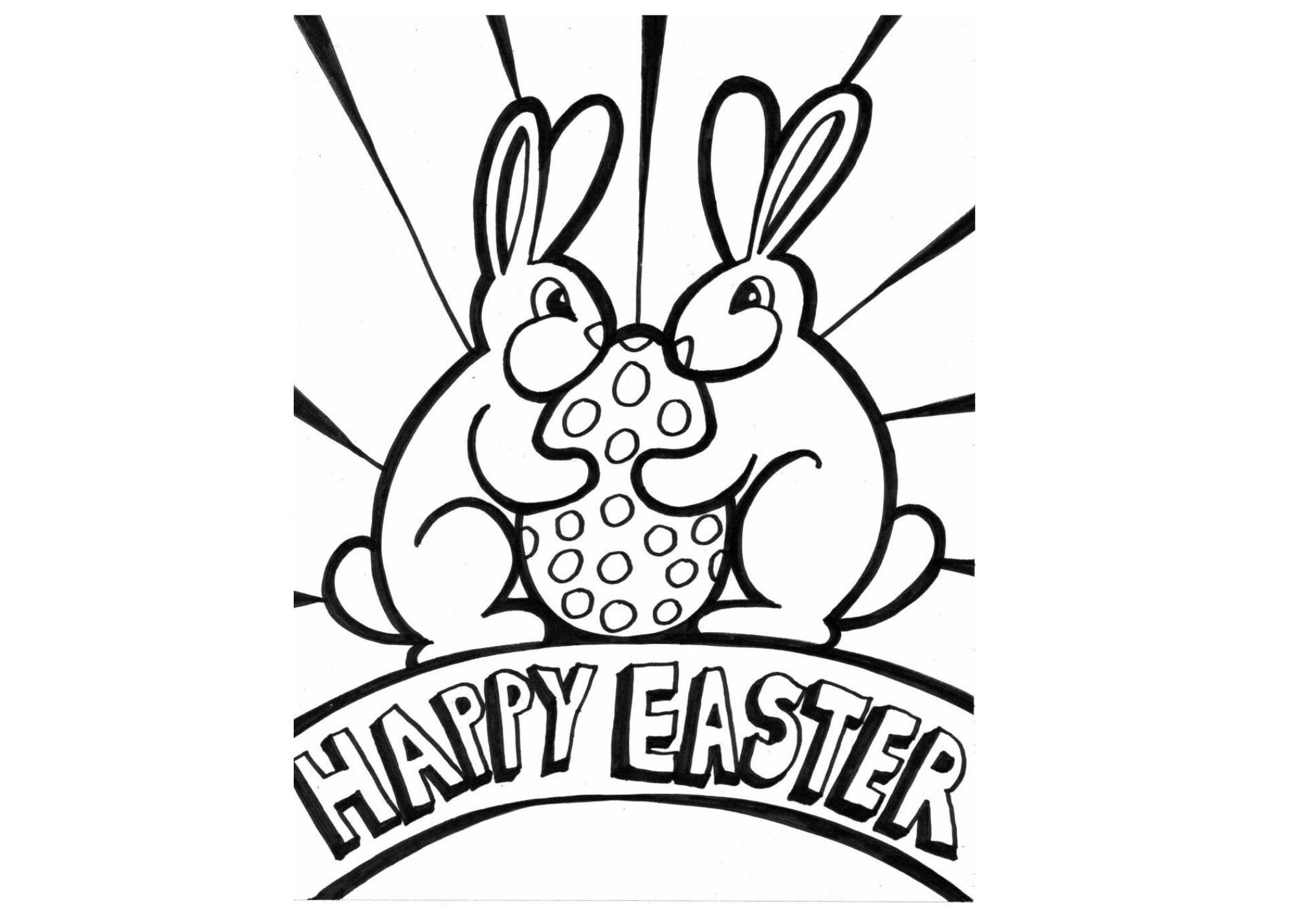 Printable Easter Coloring Cards Easter Coloring Pages Easter Activity ...
