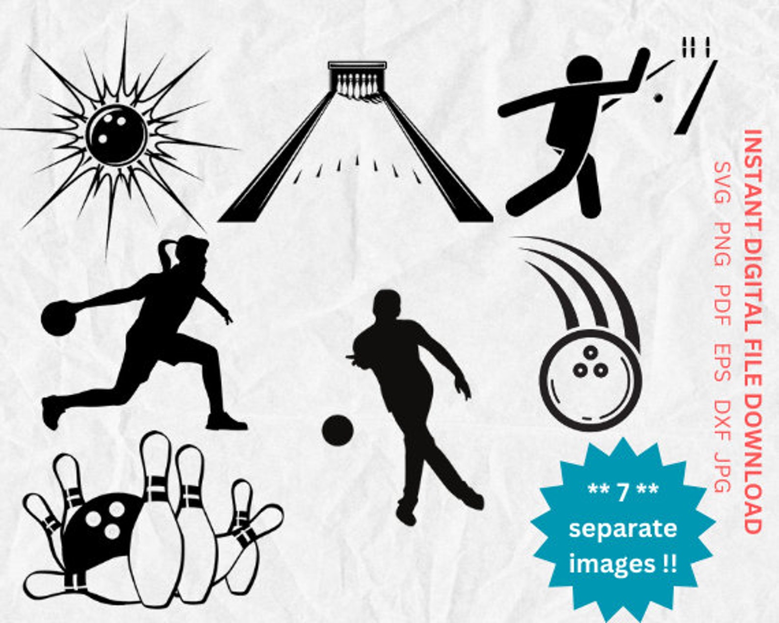 Bowling Svg Bundle Svg Bowling Ball Svg Bowling Pin Alley Png ...