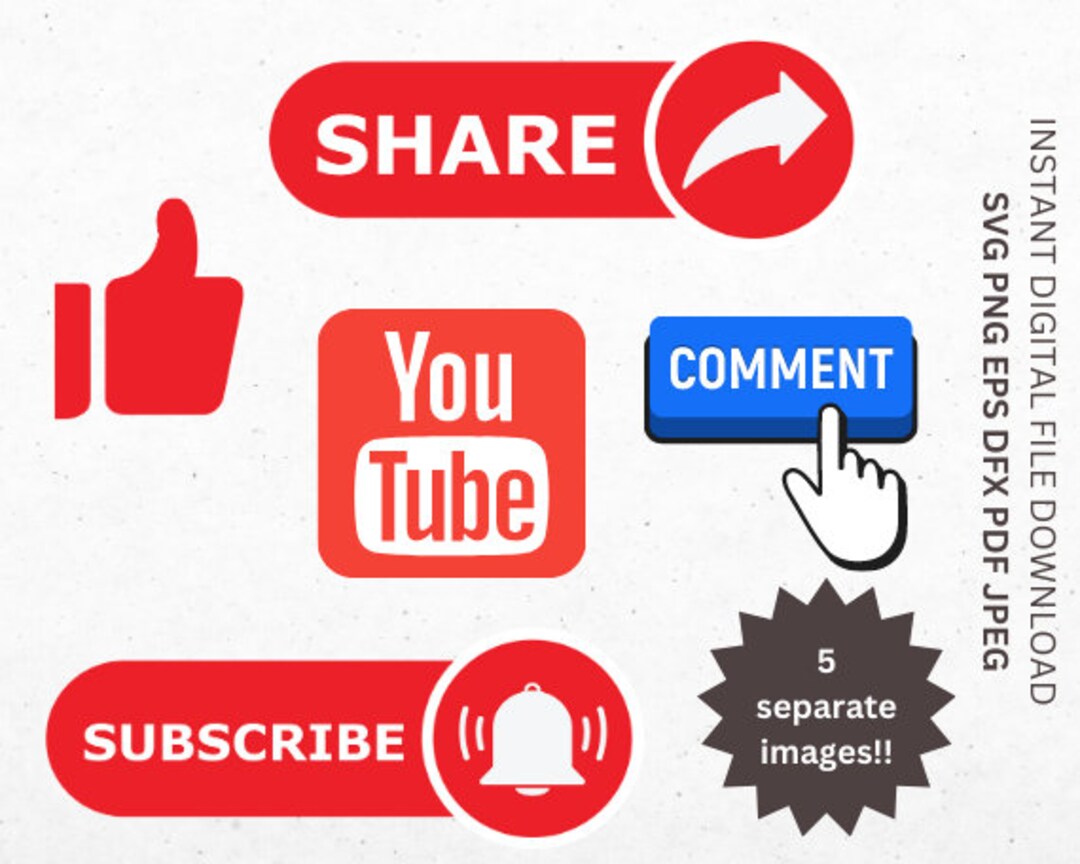 Youtube Png Youtube Svg Youtube Graphics Png Youtube Buttons Png Svg ...