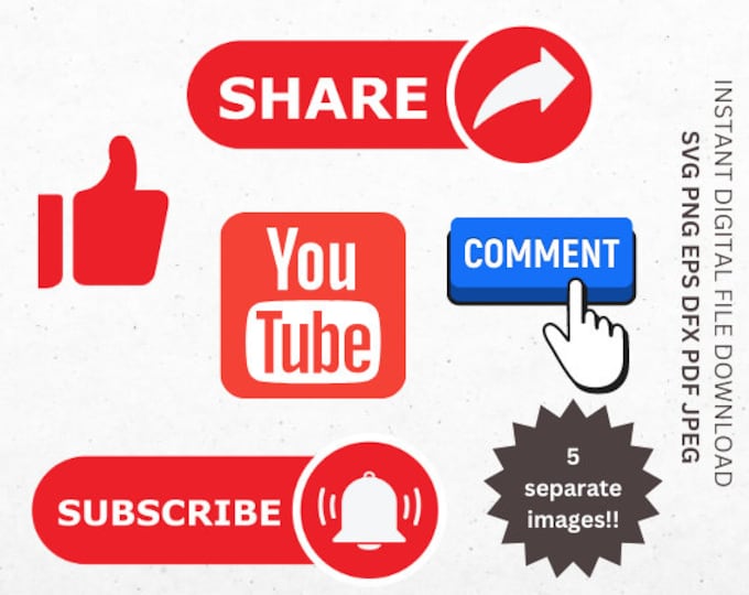 Youtube Png Youtube Svg Youtube Graphics Png Youtube Buttons Png Svg ...