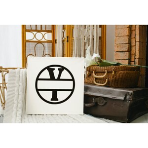 Split Monogram SVG DFX PNG Alphabet Svg Split Monogram Alphabet Svg Cut ...