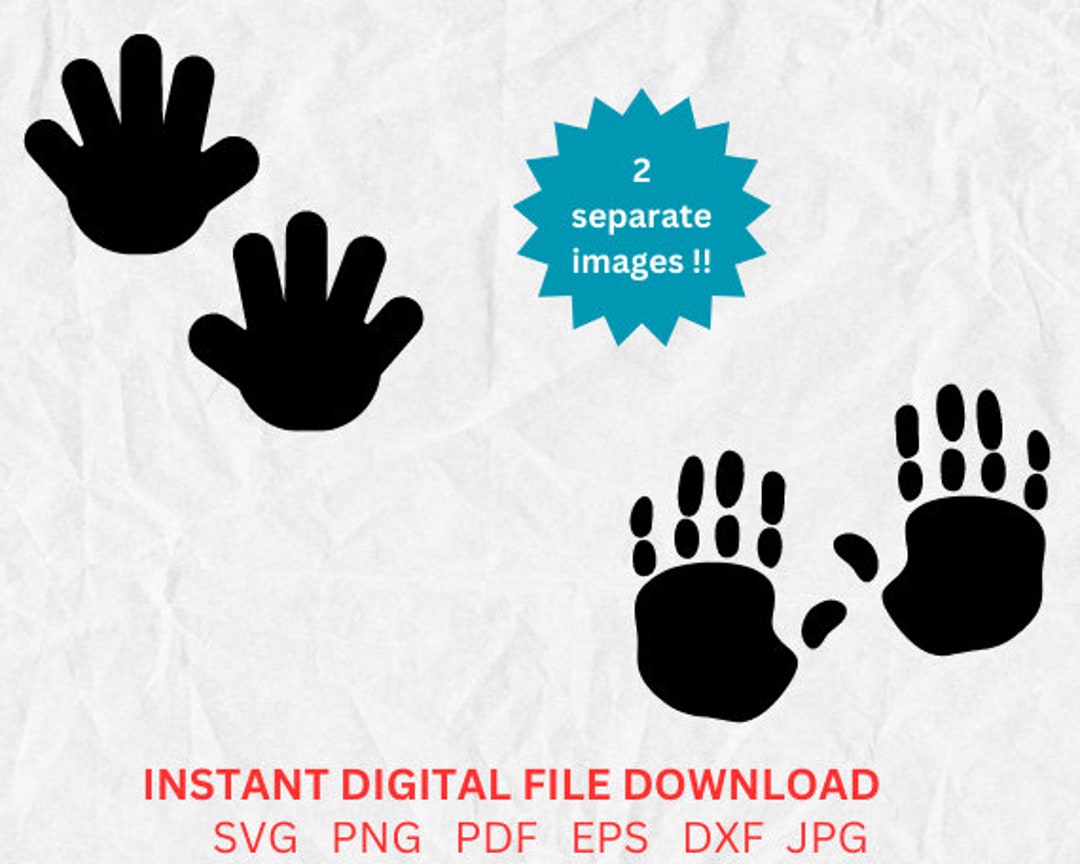 Handprints SVG- Handprints Vector Kids Handprints Png- Hands SVG- Hands ...