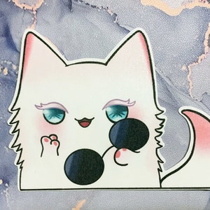Gojo Cat Stickers - Etsy