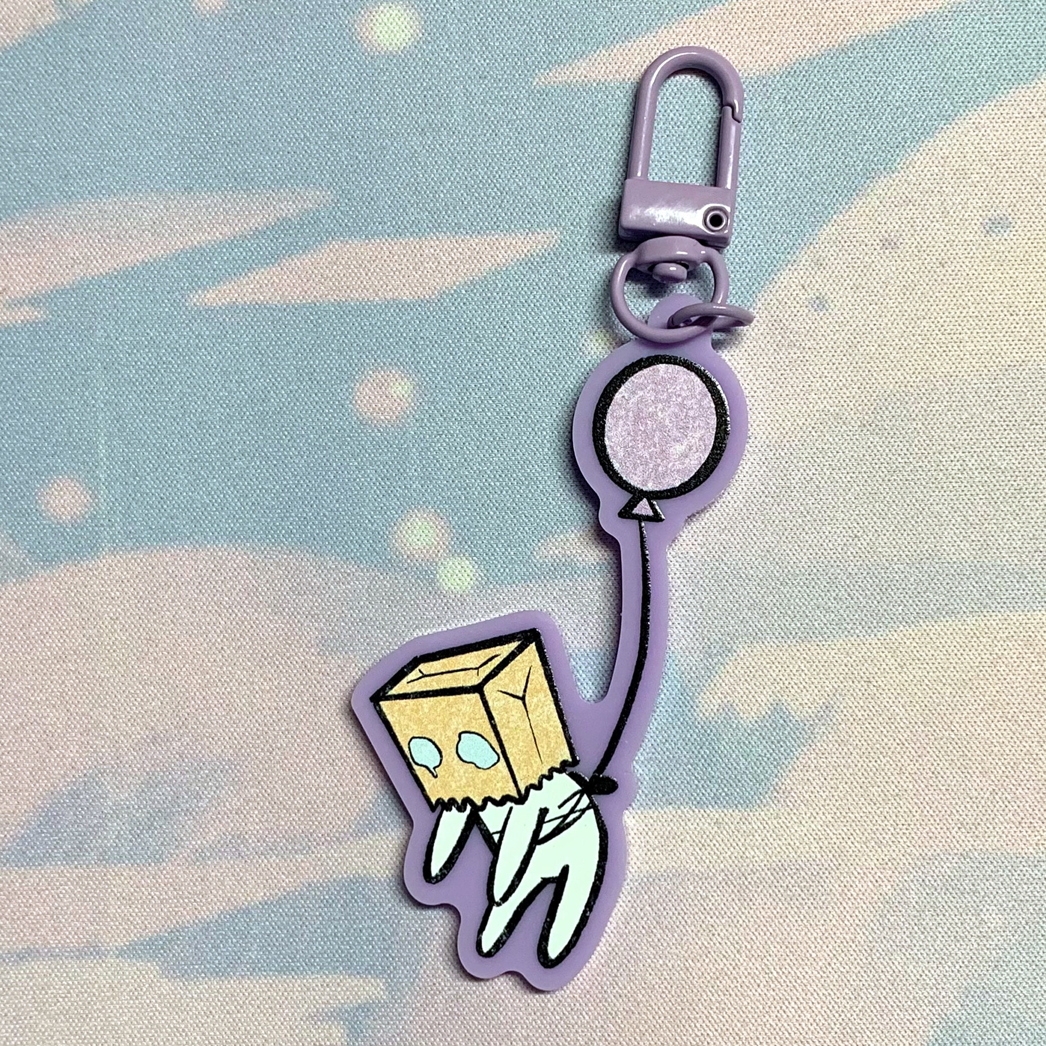 Characters Floating Keychain - Etsy