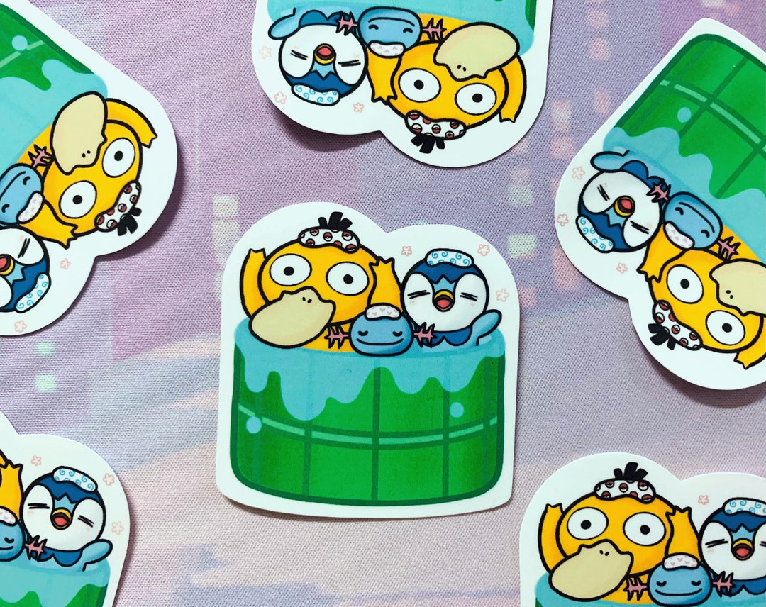 Pokemon Spa Day Sticker - Etsy