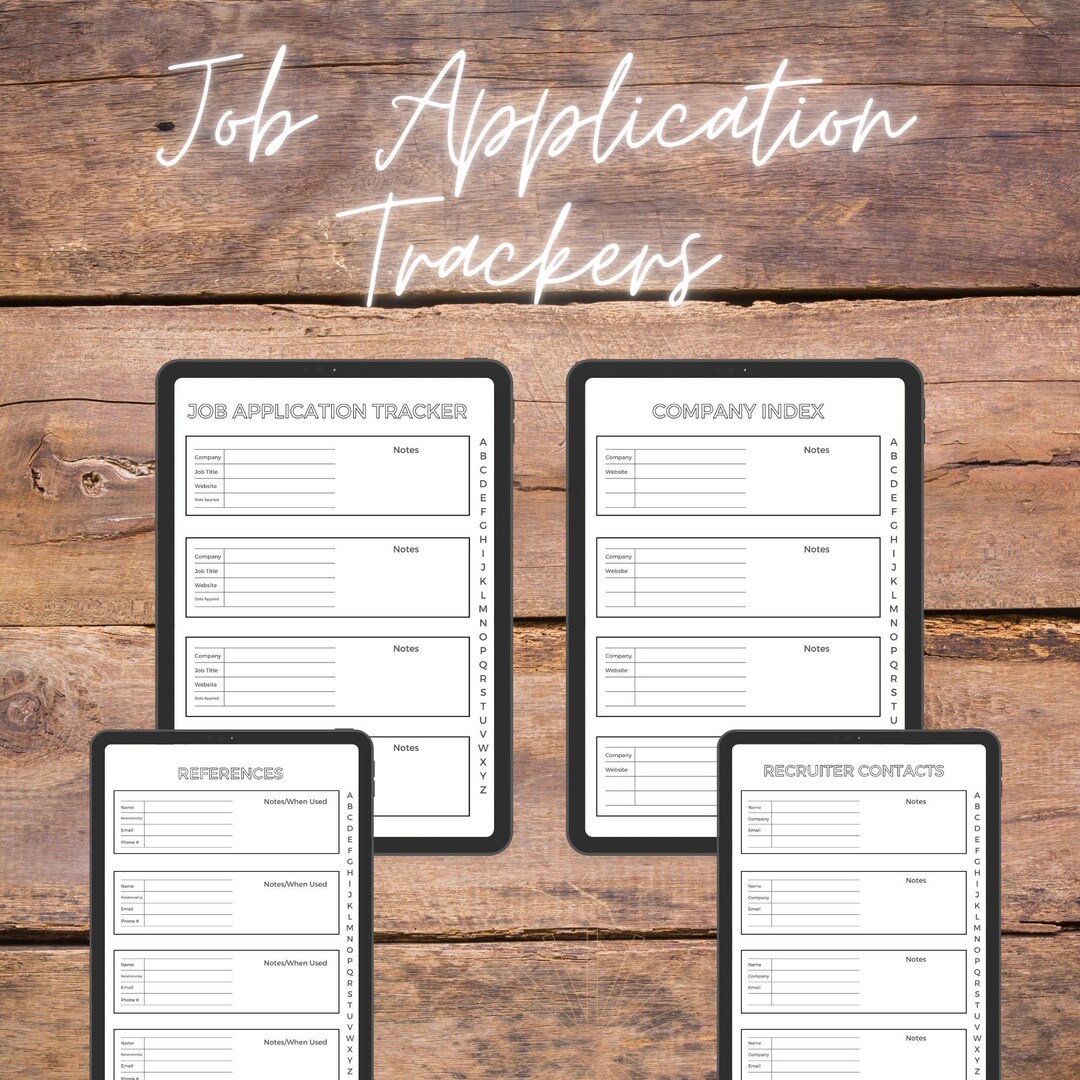 Job Application Trackers | Stay Organized | PDF | Job Applications ...