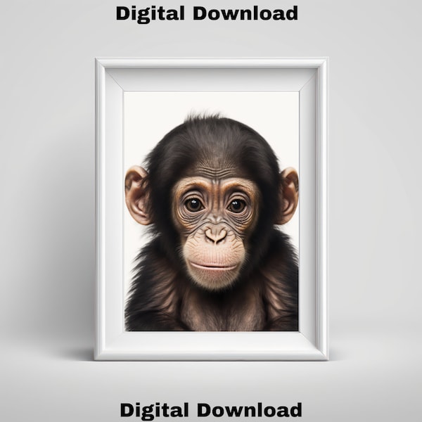 Baby Chimp - Etsy