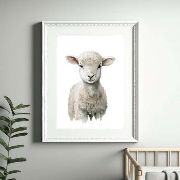 Lamb Print - Etsy