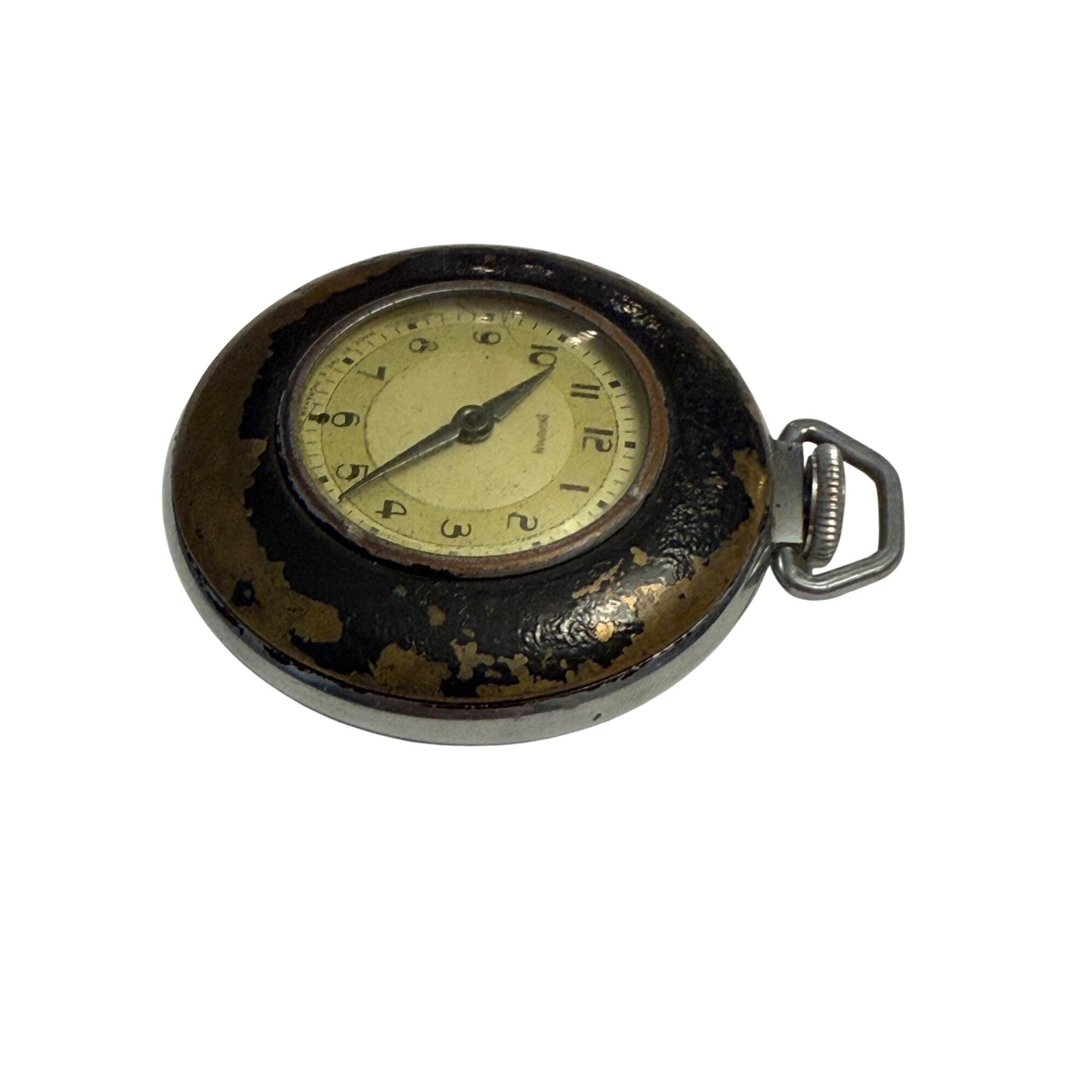 Vintage 1940s E Ingraham Pocket Watch for Parts Restoration Collectors ...