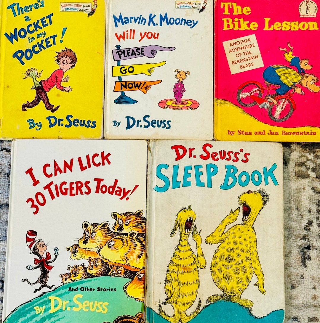 Bundle of 5 Vintage Books by Dr Seuss Stan & Jan Berenstein Berenstein ...