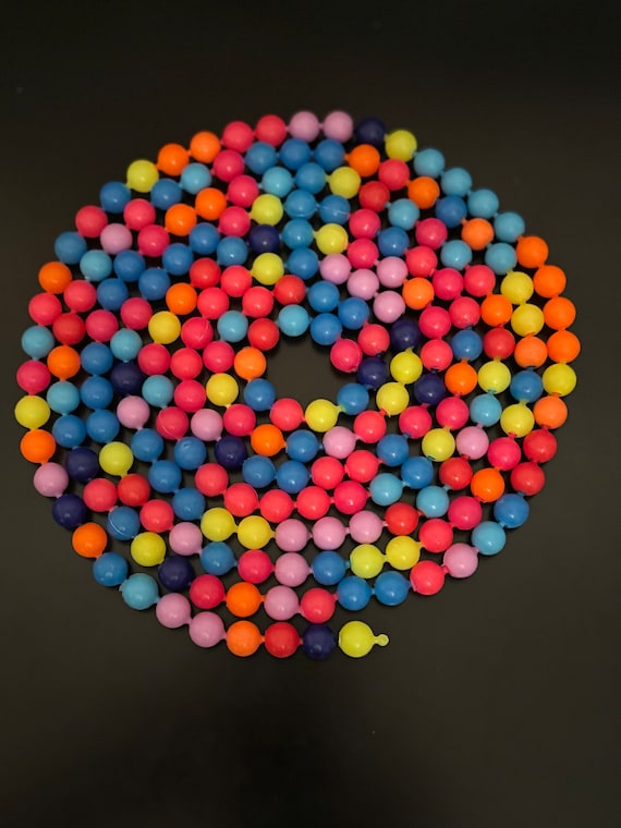 Bright assorted pop beads | yellow, purple, blue, ora… - Gem