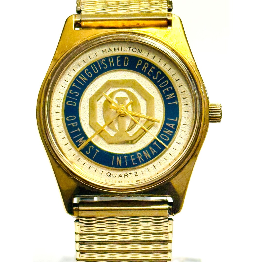 Vintage 1960s Golden Hamilton 9058 Distinguished President Award Trophy ...