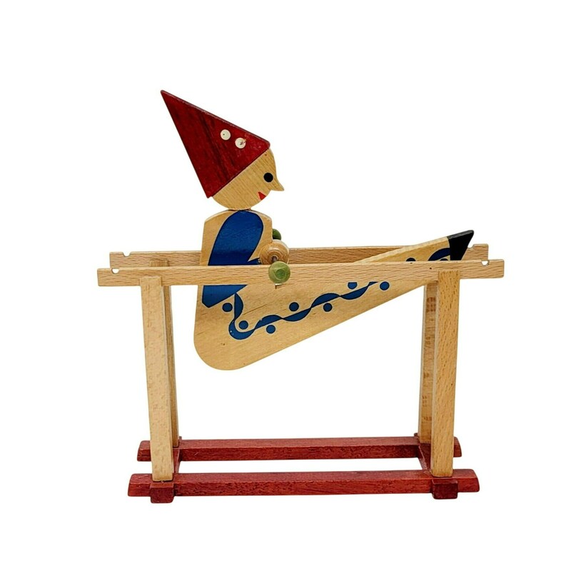 Wooden Acrobat Toy - Etsy