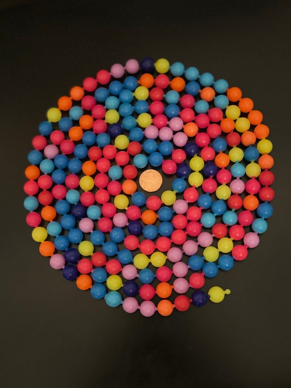 Bright assorted pop beads | yellow, purple, blue, ora… - Gem