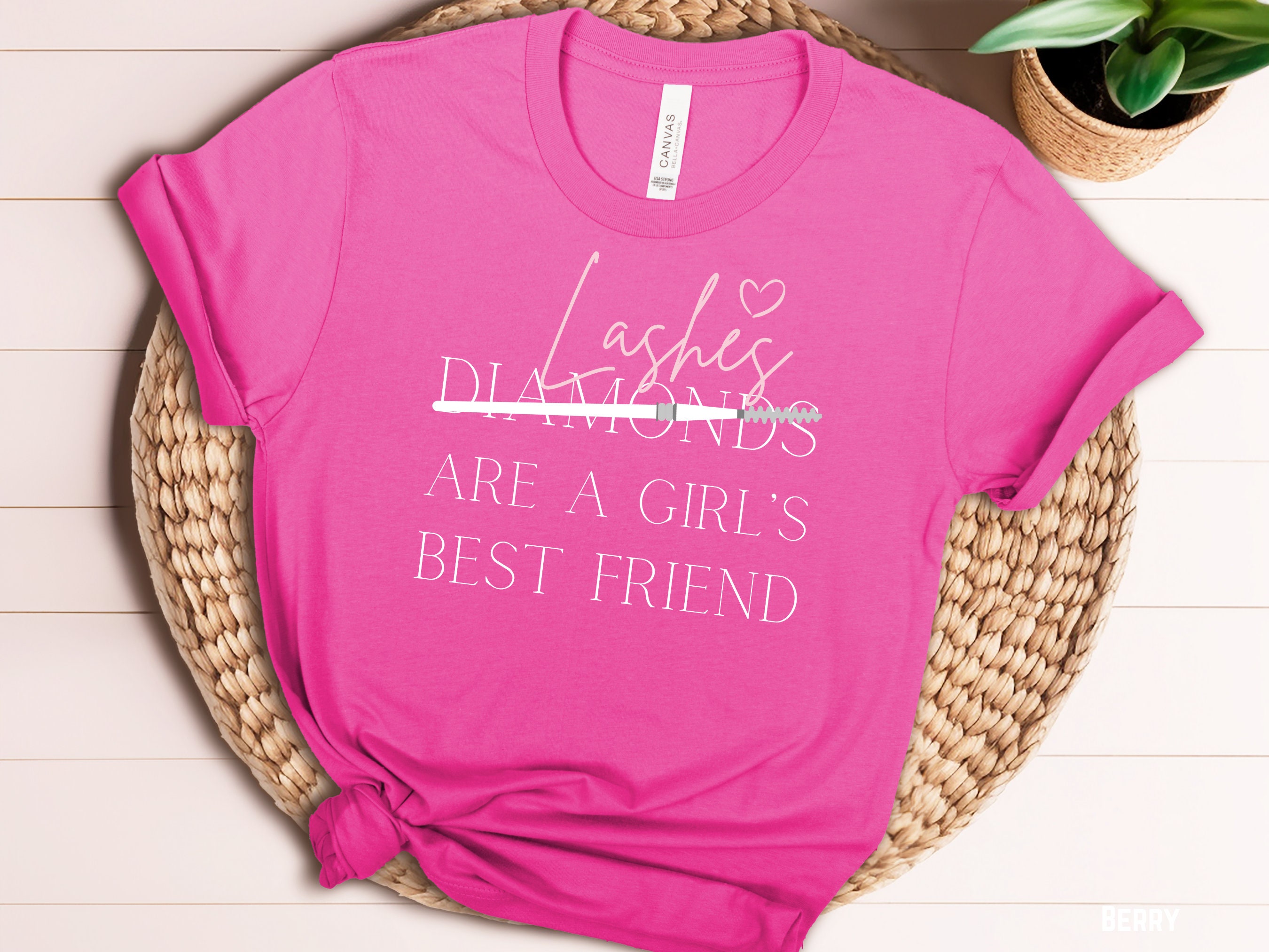 Lashes Are a Girls Best Friend Shirt for Lash Extensions, Lash Artist ...