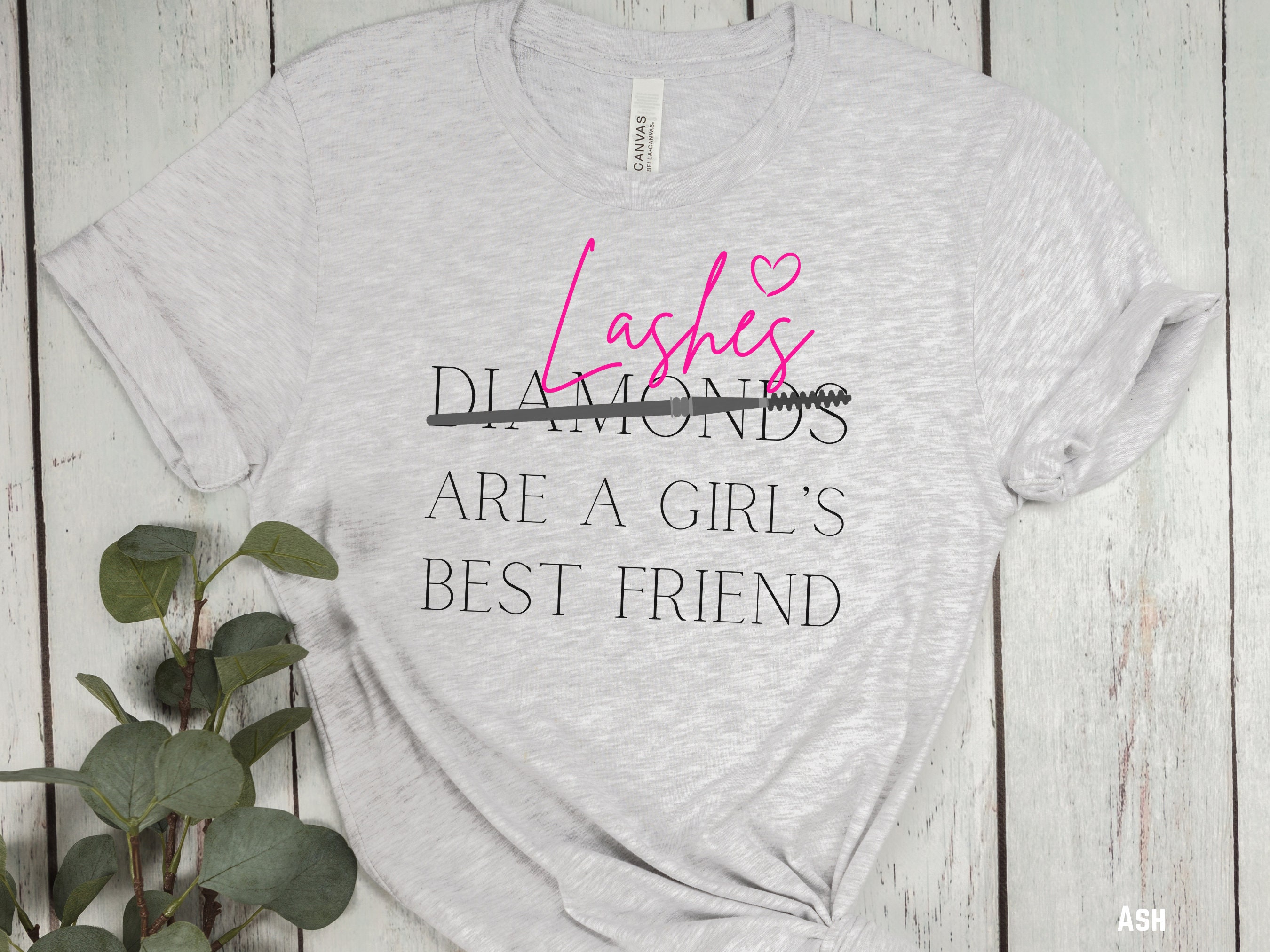 Lashes Are a Girls Best Friend Shirt for Lash Extensions, Lash Artist ...