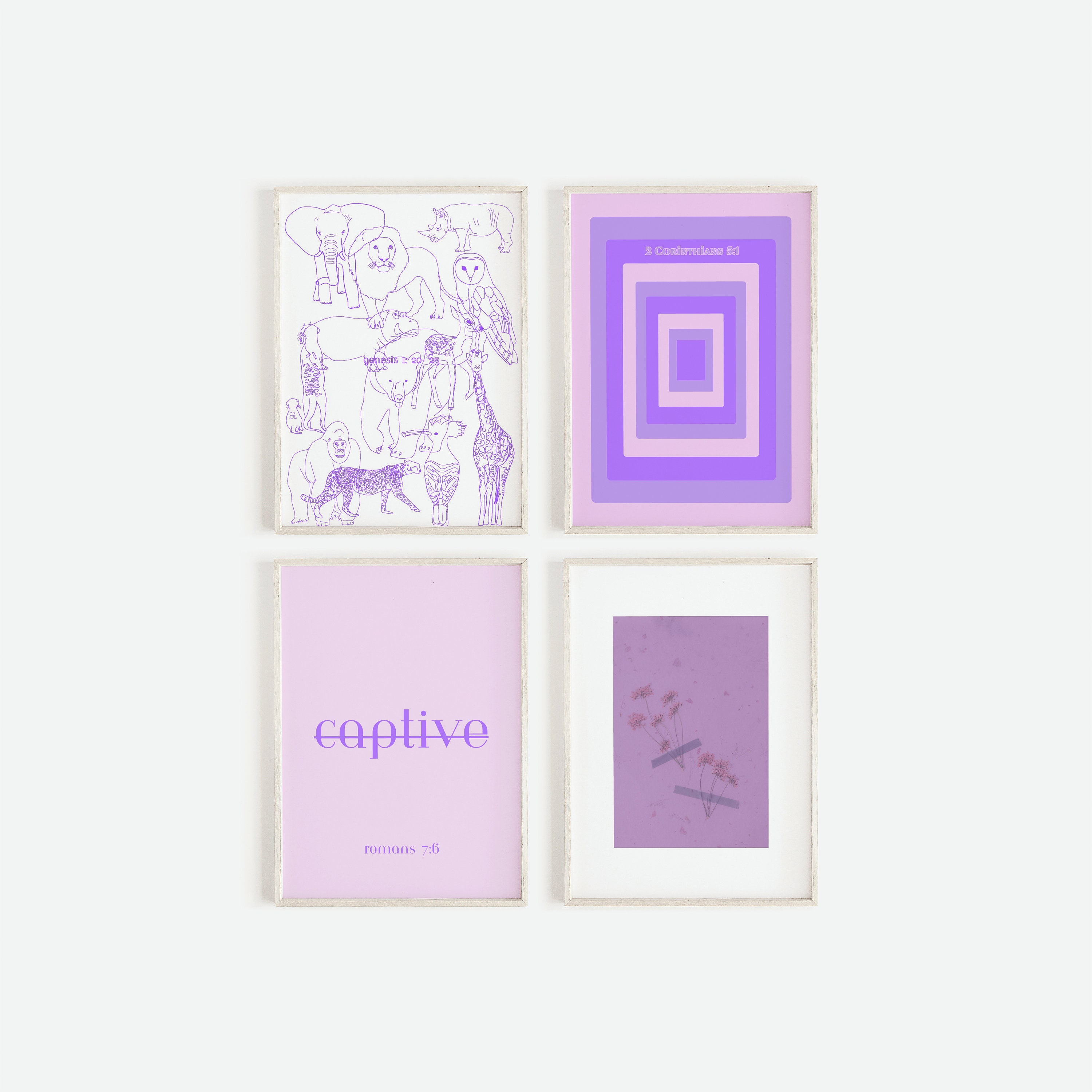 Purple Aesthetic, Trendy Jesus Wall Art, Groovy Fun Room Decor, Trendy ...