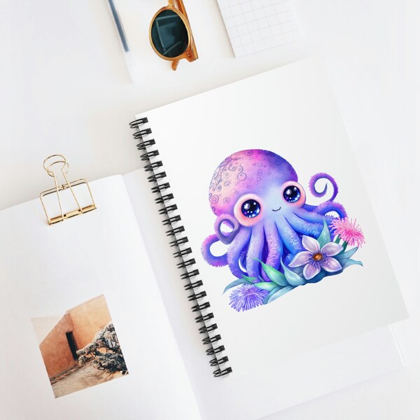 Octopus Notebook - Etsy