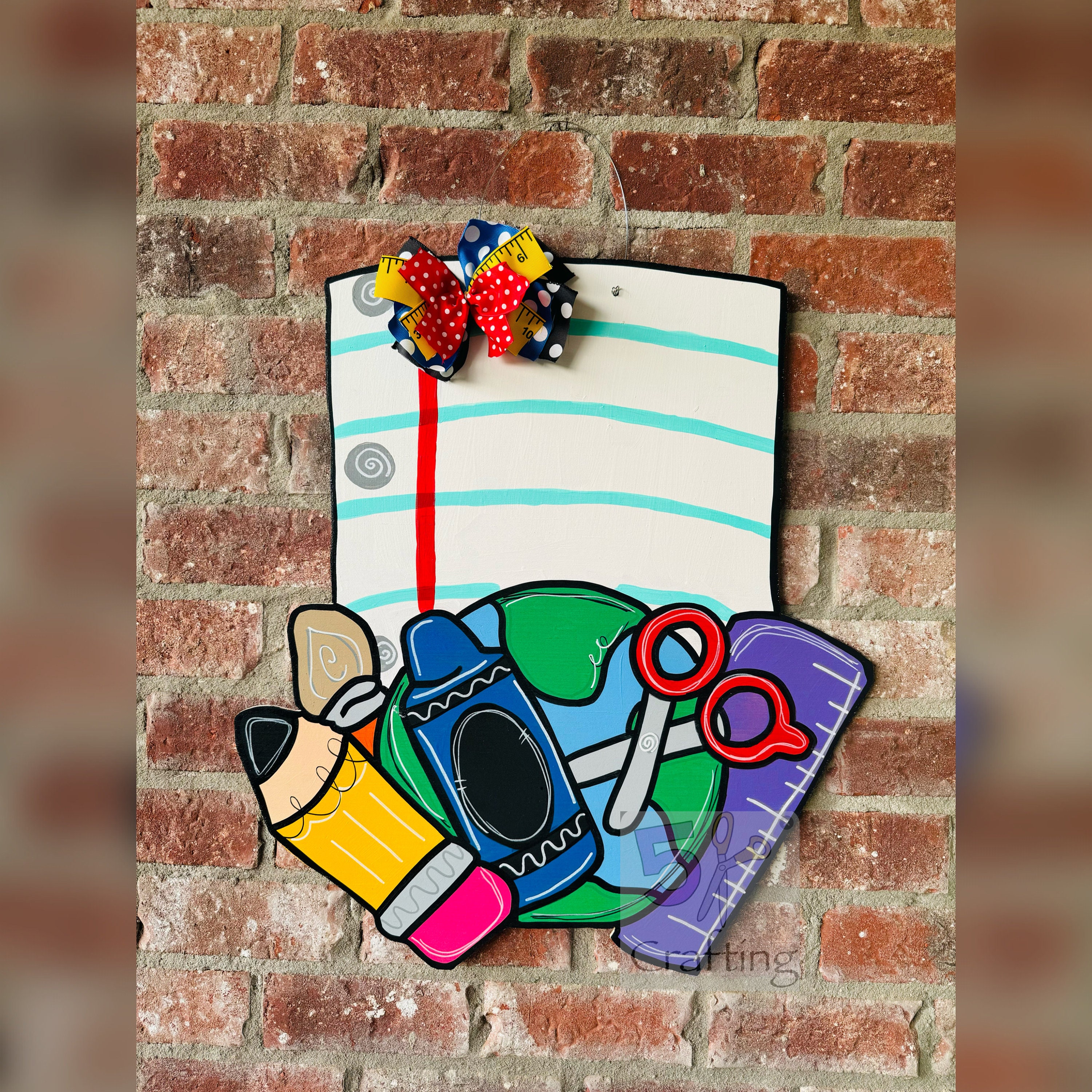 Back to School Teacher Door Hanger - Etsy
