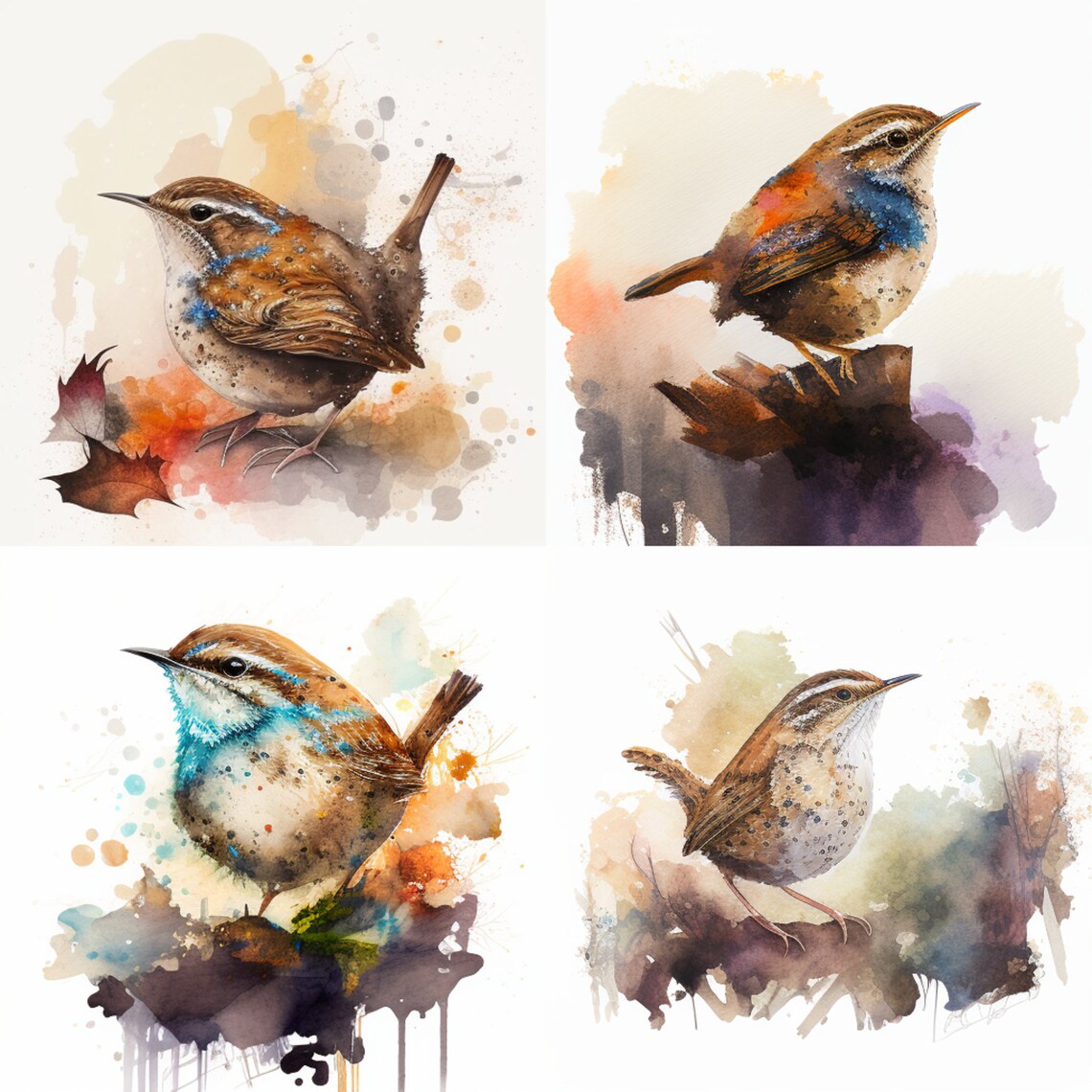 Wren Clipart 5 High Quality Pngs Digital Paper Digital Planner Apparel ...