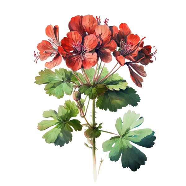 Geranium Print - Etsy