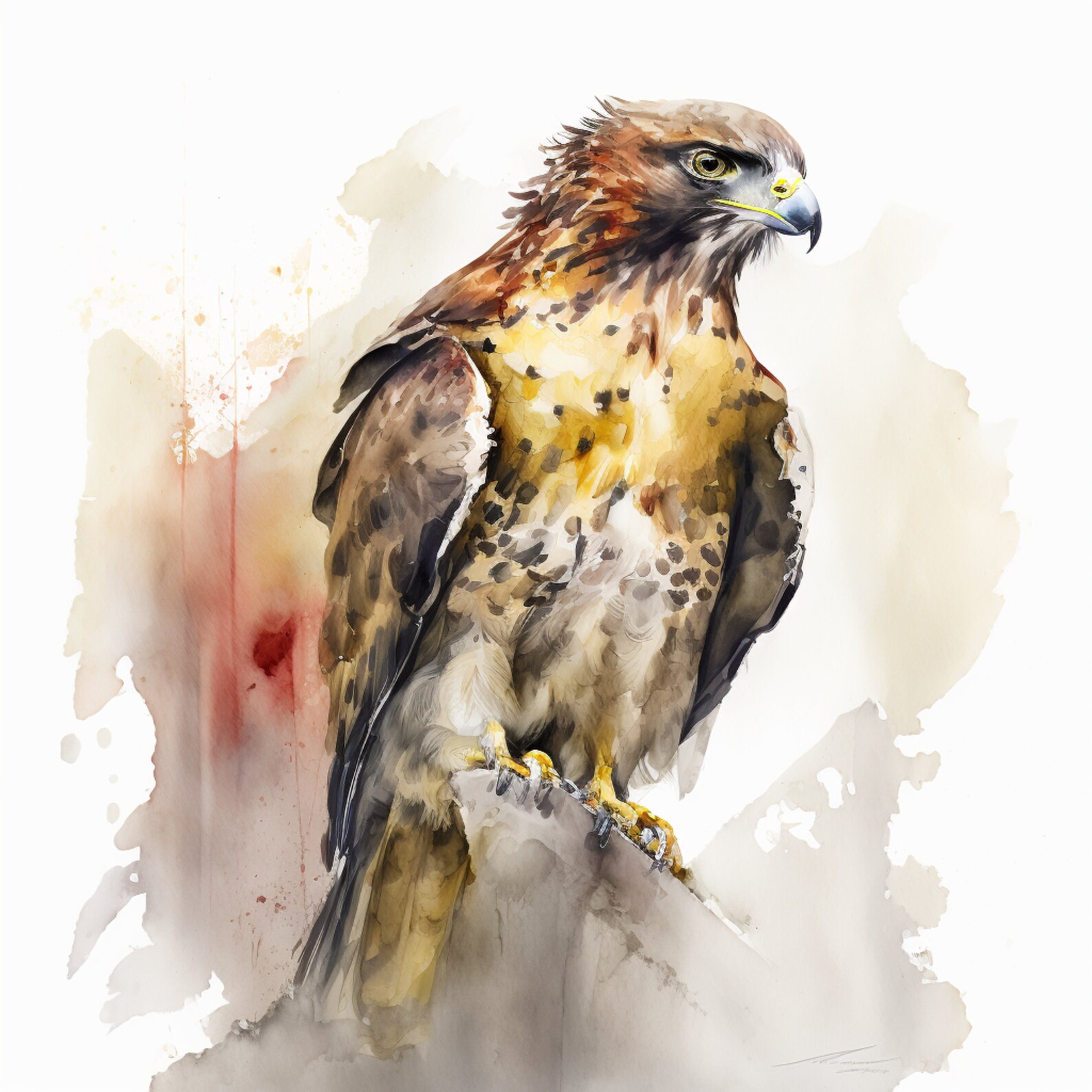 Beautiful Hawk Clipart 5 High Quality Pngs Digital Paper Crafting ...