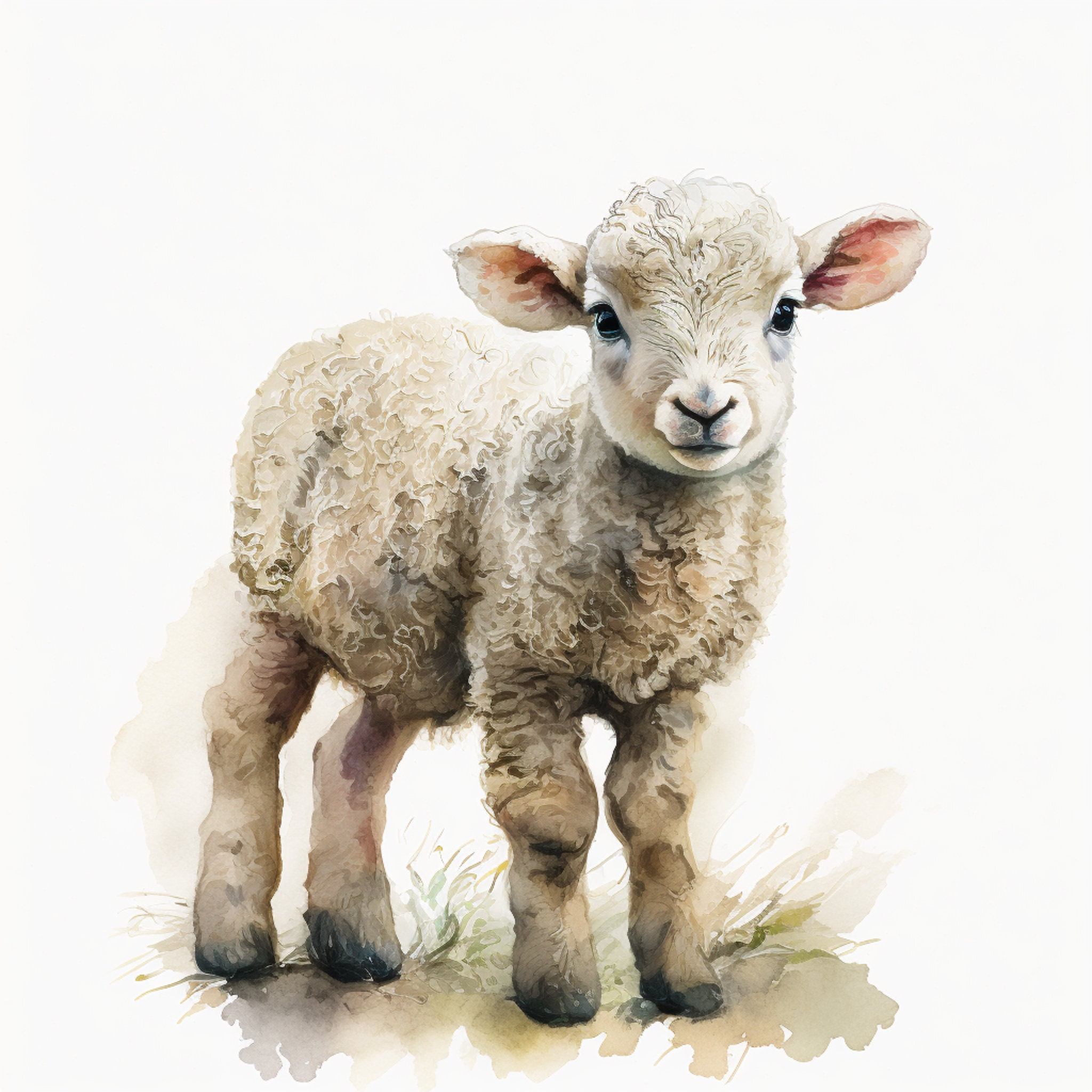 Lamb Clipart Digital Download 5 High Quality Jpegs Scrap Books - Etsy